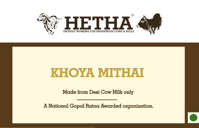 Khoya Mithai (Available only in Delhi NCR) | Hetha Organics LLP