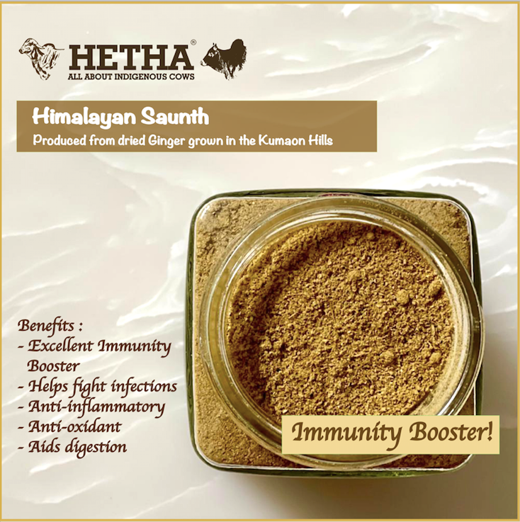 Himalayan Ginger Powder - Saunth | Hetha Organics LLP